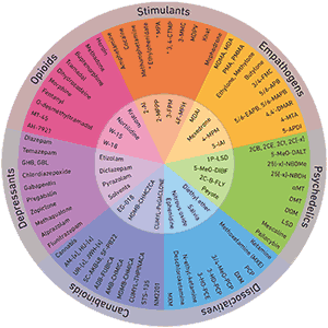 The Drugs Wheel: a new model for substance awareness
